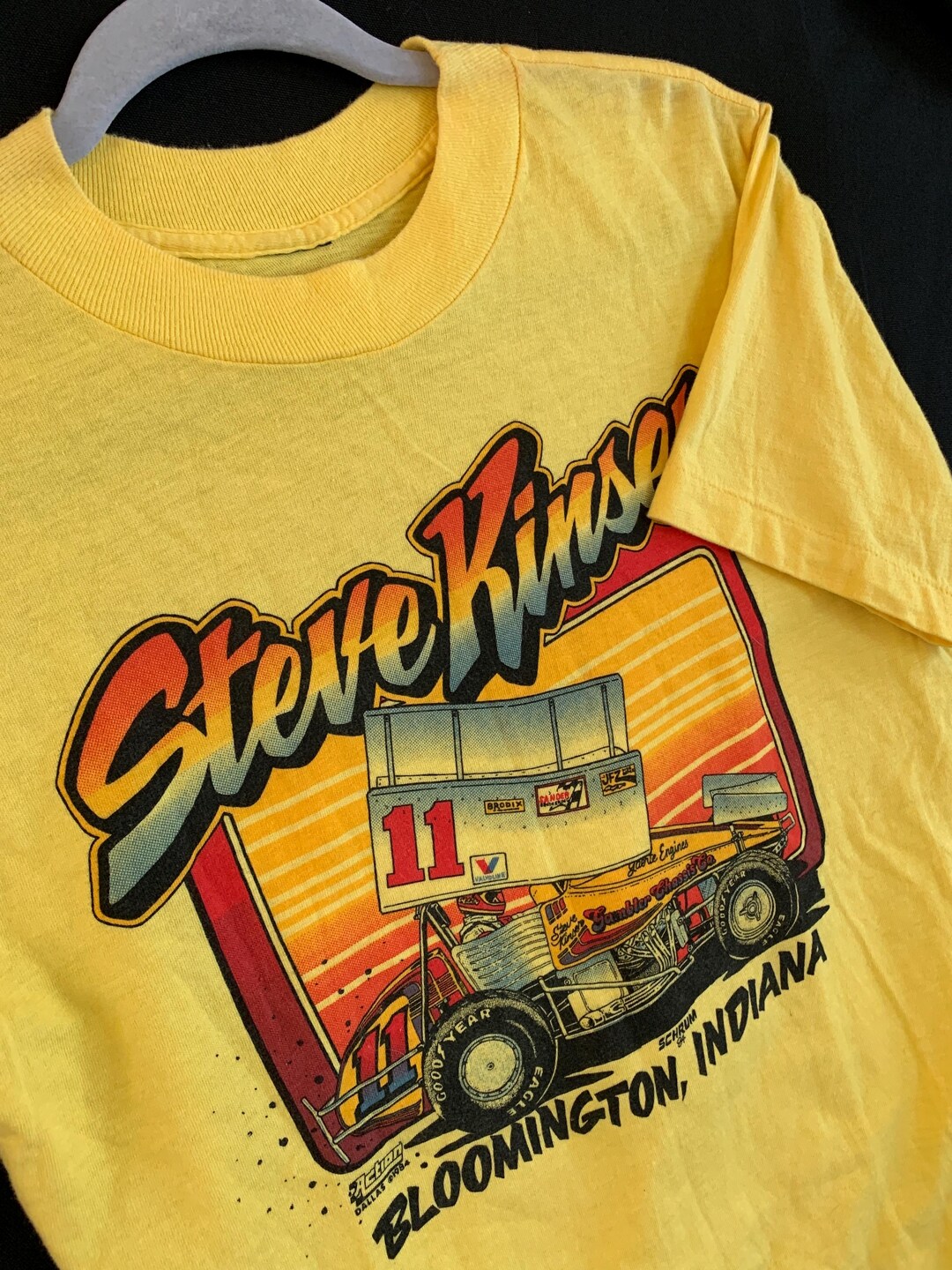 Vintage 1984 Steve Kinser T-shirt – Bloomington Indiana Sprinter Car ...
