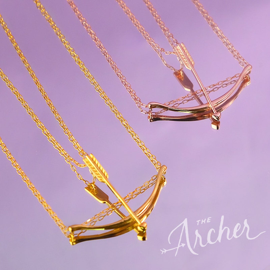 Archer Necklace Inspired by Taylors Song, Rose Gold, Gold, Silver ...