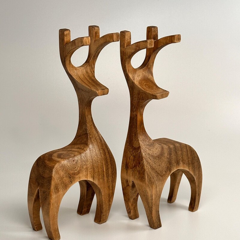 Reindeer Decor Wooden - Etsy