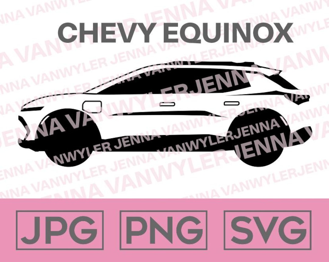 Chevy Equinox EV Decal SVG, Car Window Sticker (print File) - Etsy