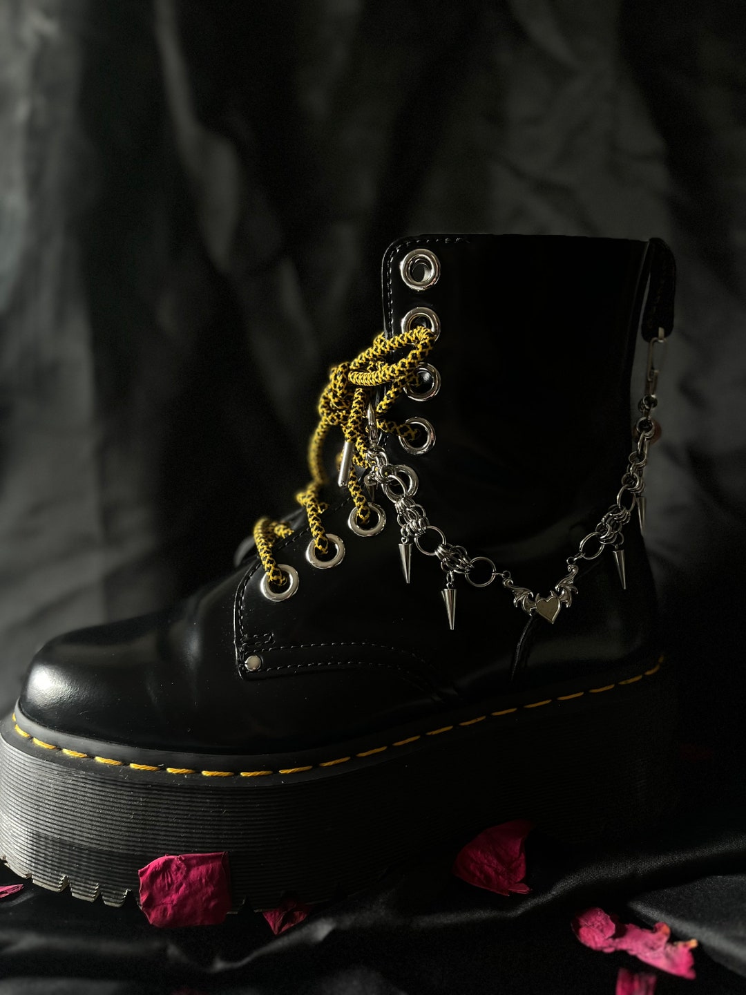Evil Heart Boot Chain, Heart Boot Chain, Boot Chain - Etsy