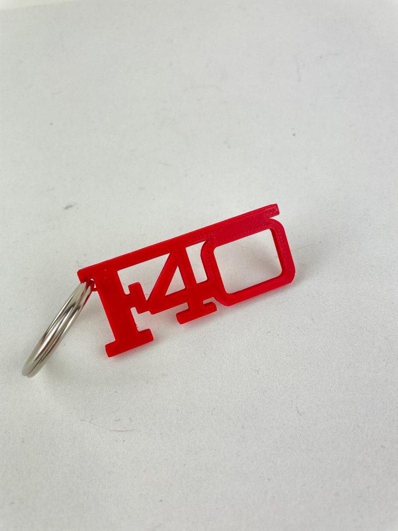 Ferrari F40 Keyring / Speed Emblem - Ferrari Logo / Badge - Etsy