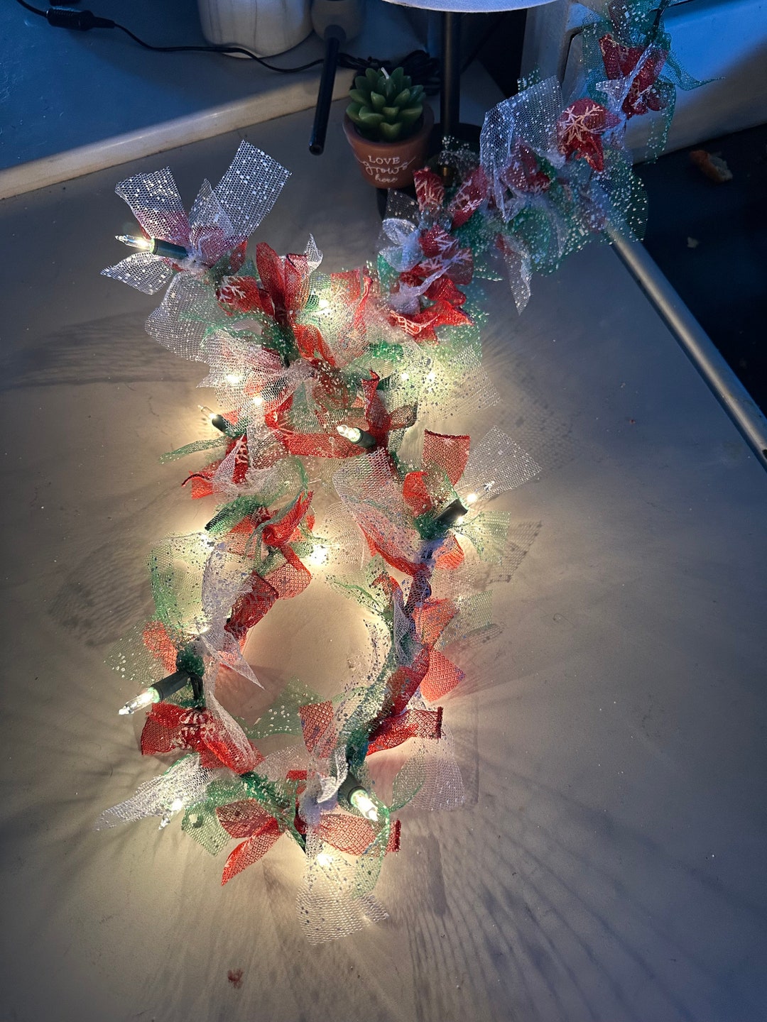 Fluffy Christmas Lights! - Etsy