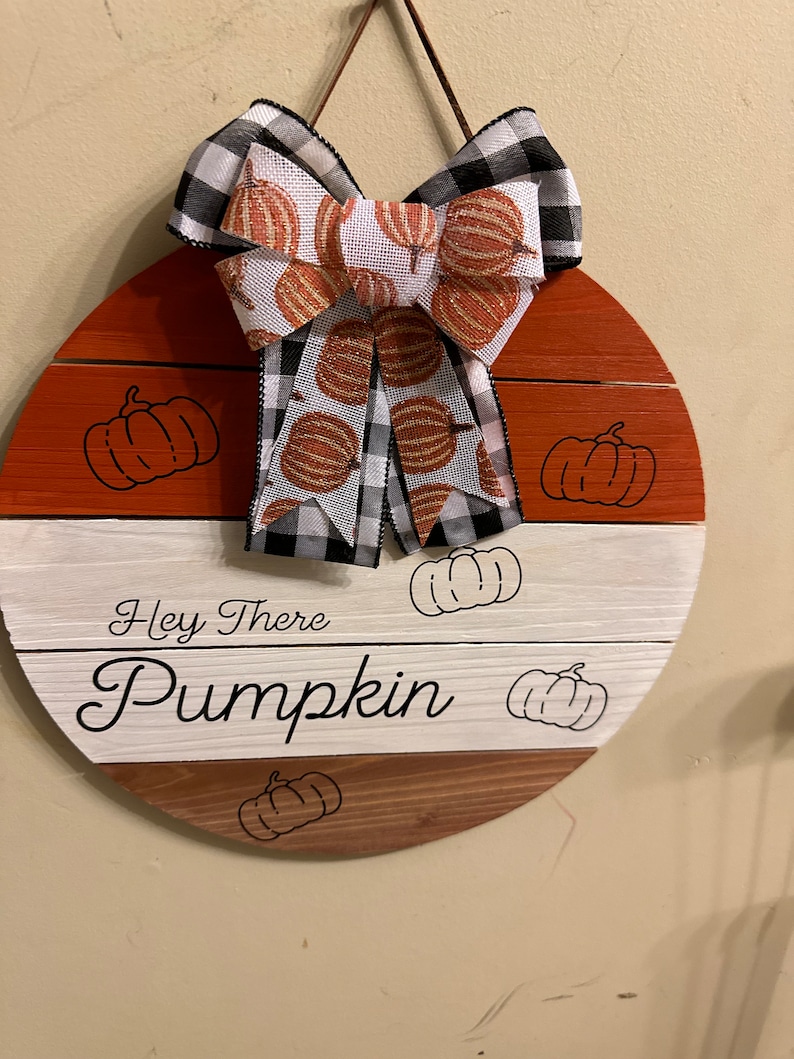 Hey There Pumpkin Sign - Etsy