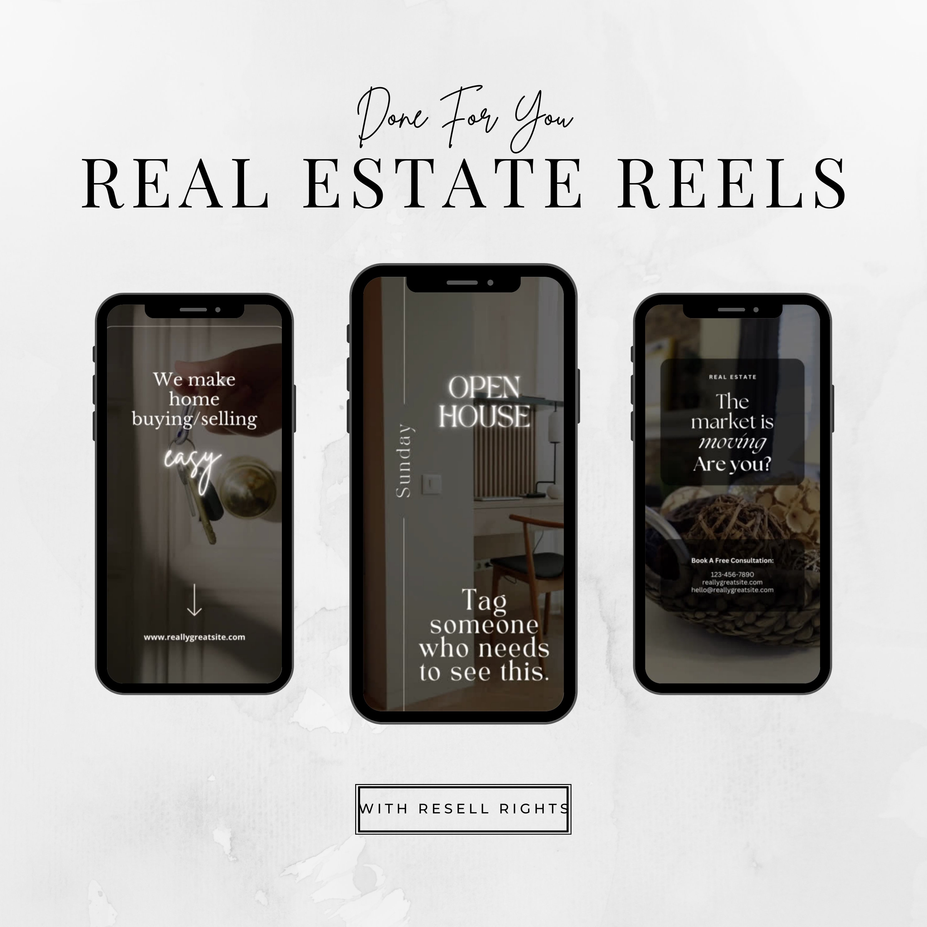 Real Estate Reels, Marketing Reels, Build Your Real Estate Brand, Canva ...