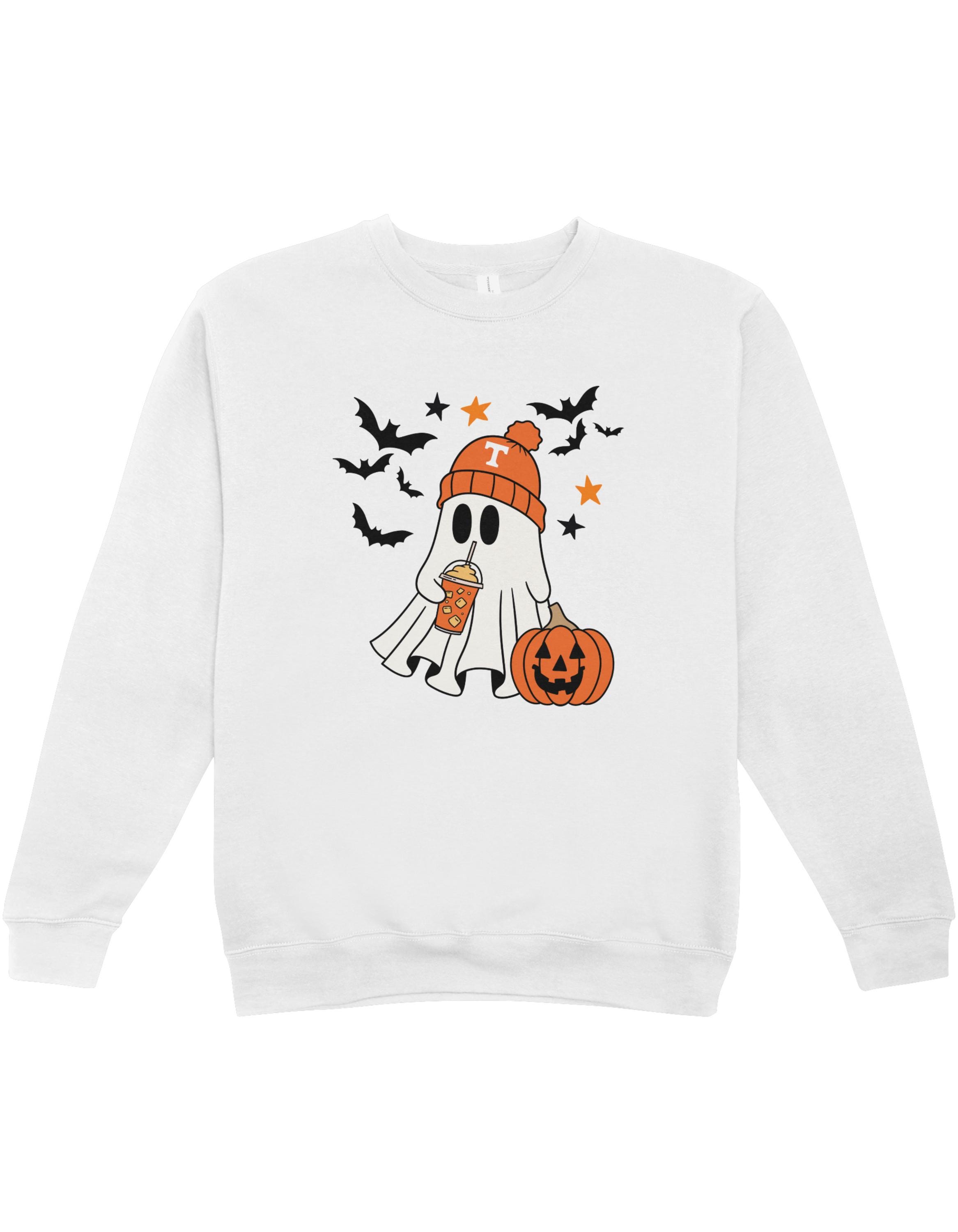 Cute Ghost Football PNG, Halloween Football Fan Volsshirt Design ...