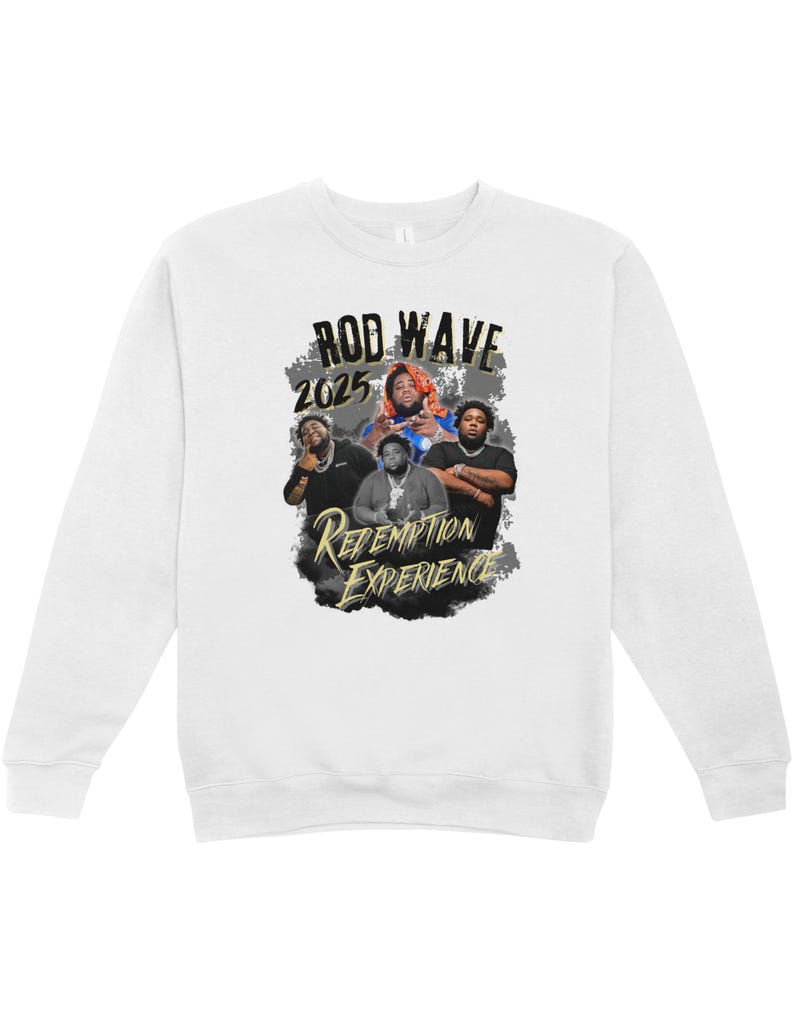 Rod Wave, Rod Wave Shirt Design, Redemption Experience Tour, Concert ...