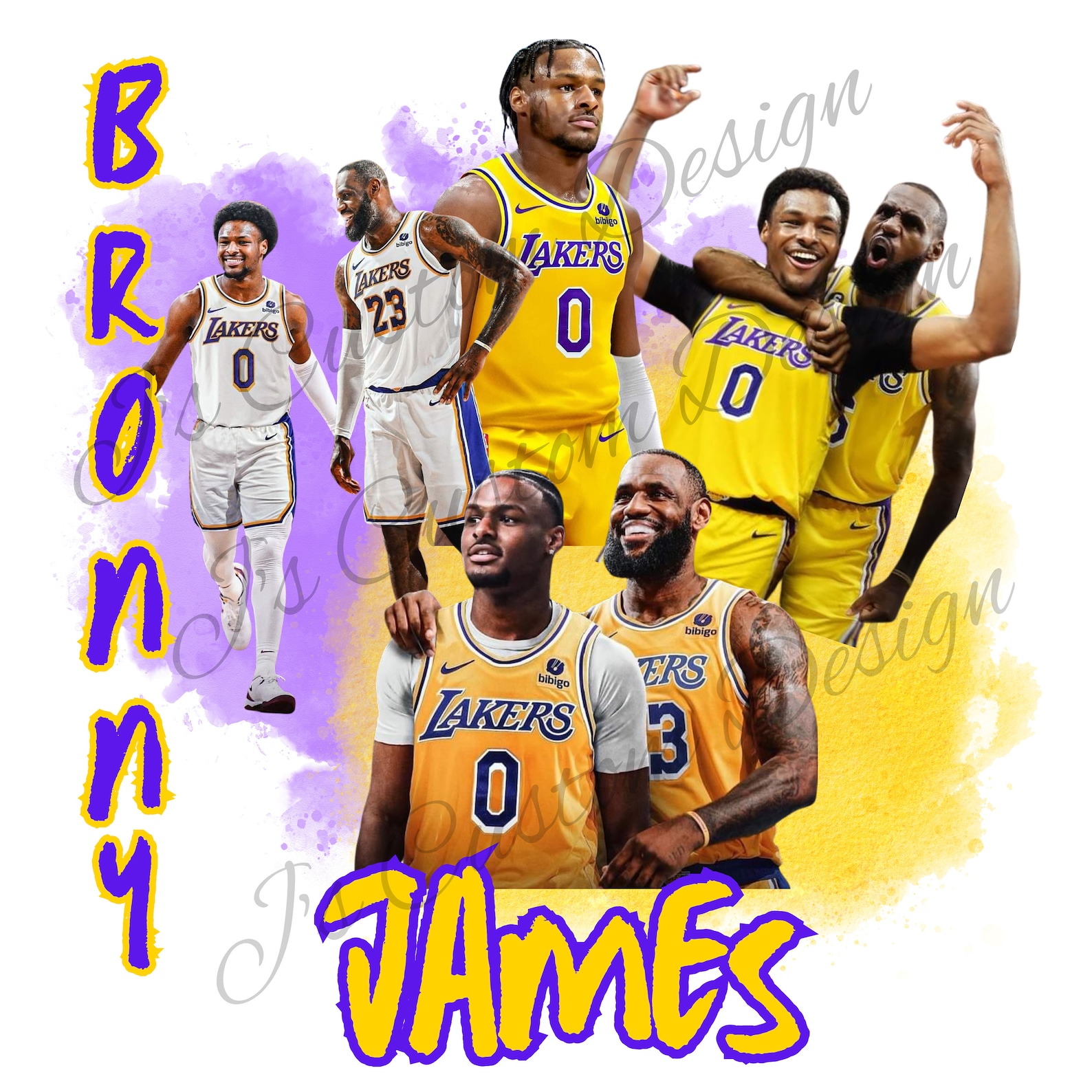 Bronny James PNG, Basketball, T-shirt Design, Printable Design, Bootleg ...