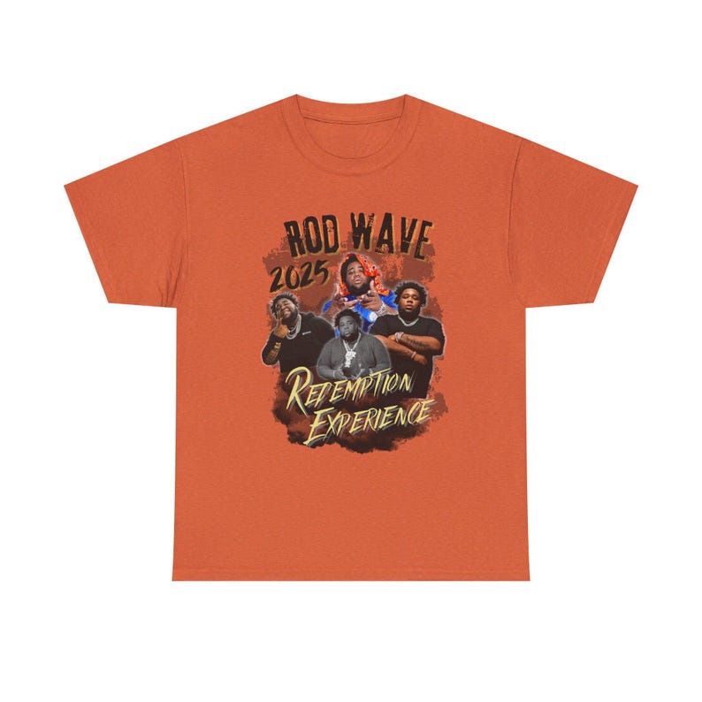 Rod Wave Shirt, Rod Wave Redemption Experience Tour Tee, Rod Wave ...