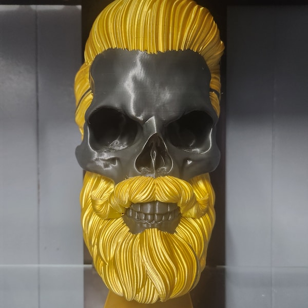 3d Printed Skull Hat Display - Etsy