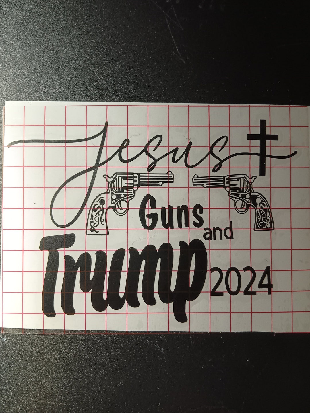 Jesus and Trump Decal - Etsy