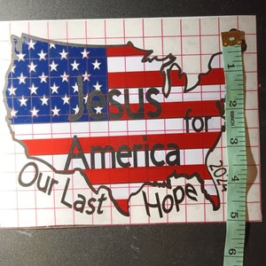 Jesus for America Decal - Etsy