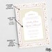 Elegant Islamic Wedding Invitation Template, Muslim Wedding Invite ...