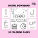 Arabic Alphabet, Islamic Coloring Pages Easy Kids Coloring Printable ...