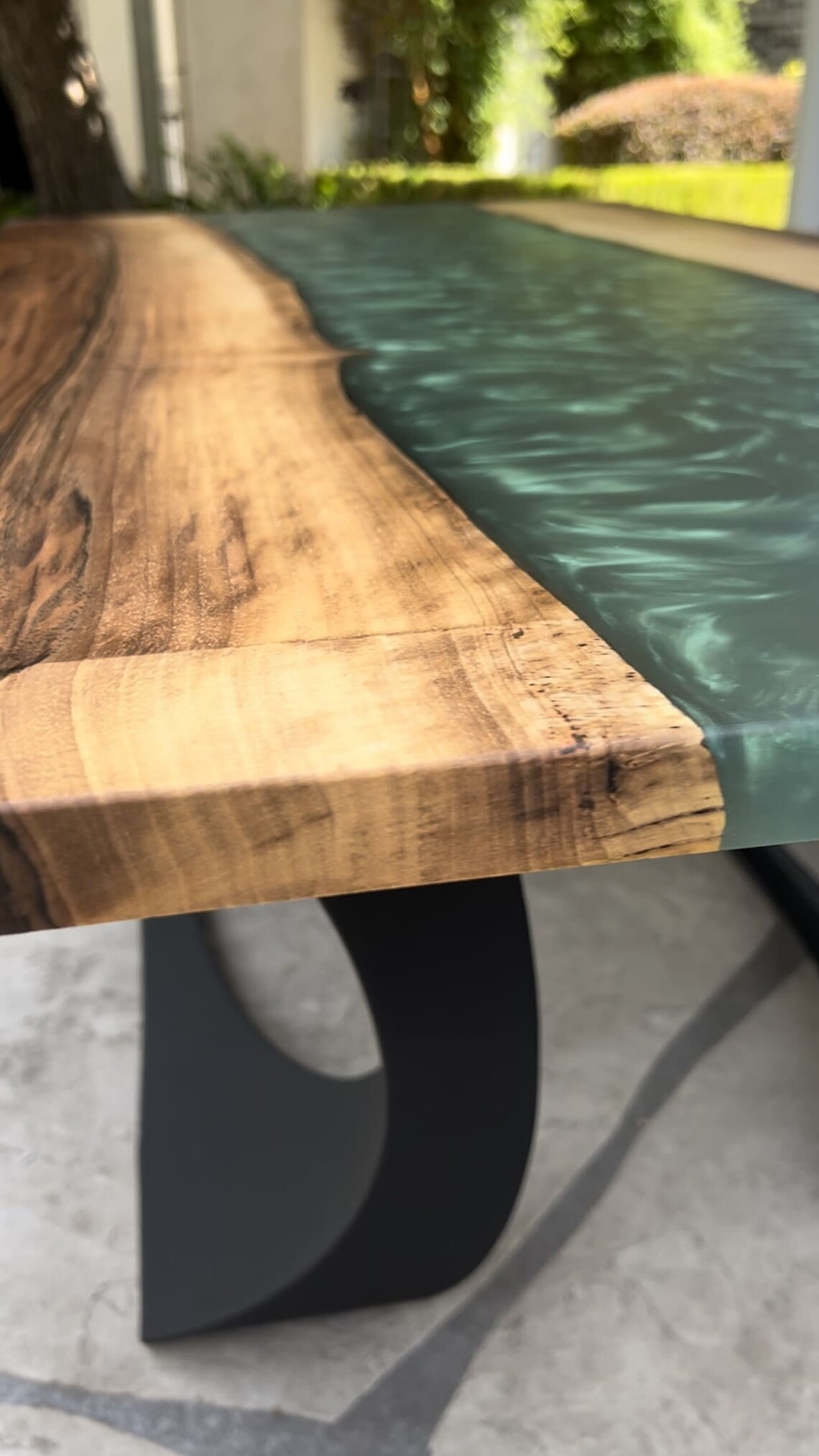 Live Edge Walnut Epoxy River Table - Etsy