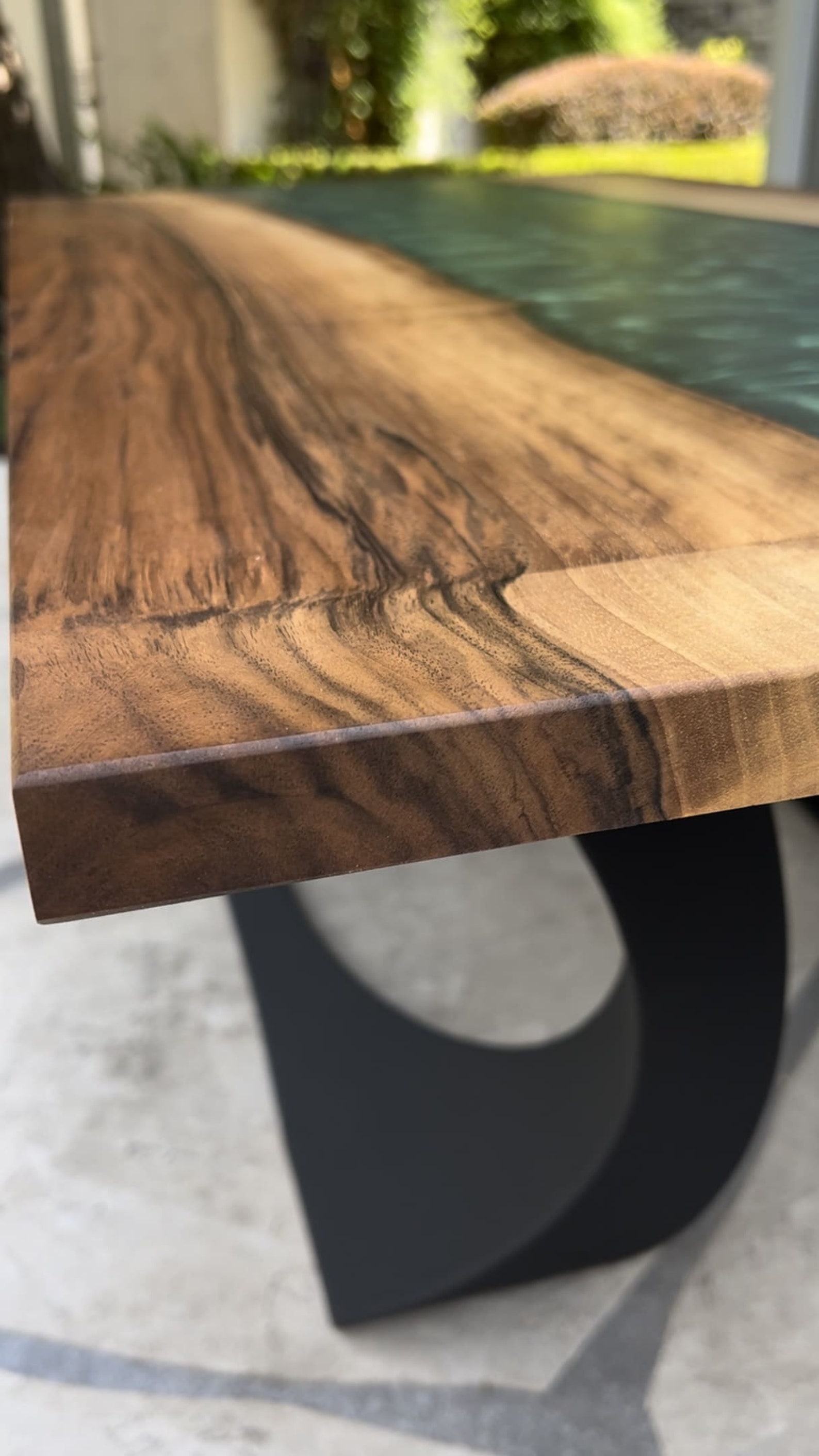 Live Edge Walnut Epoxy River Table - Etsy
