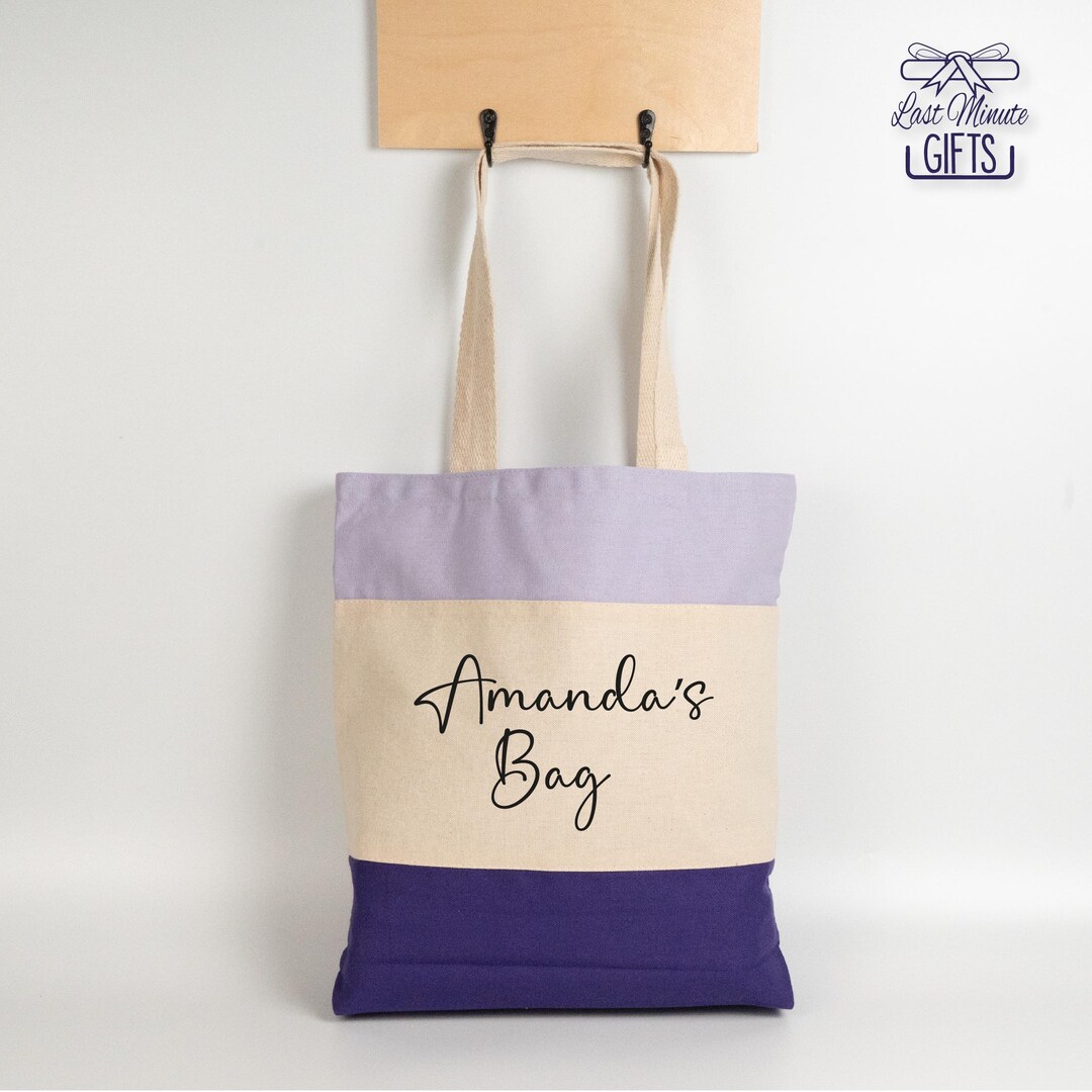 Customizing Tri Color Canvas Tote Bags, Bags for Women Tri Color Tote ...