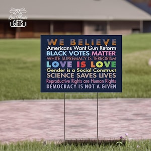 Equality Social Justice Yard Sign: Pro-feminist, BLM, Pro-choice - Etsy