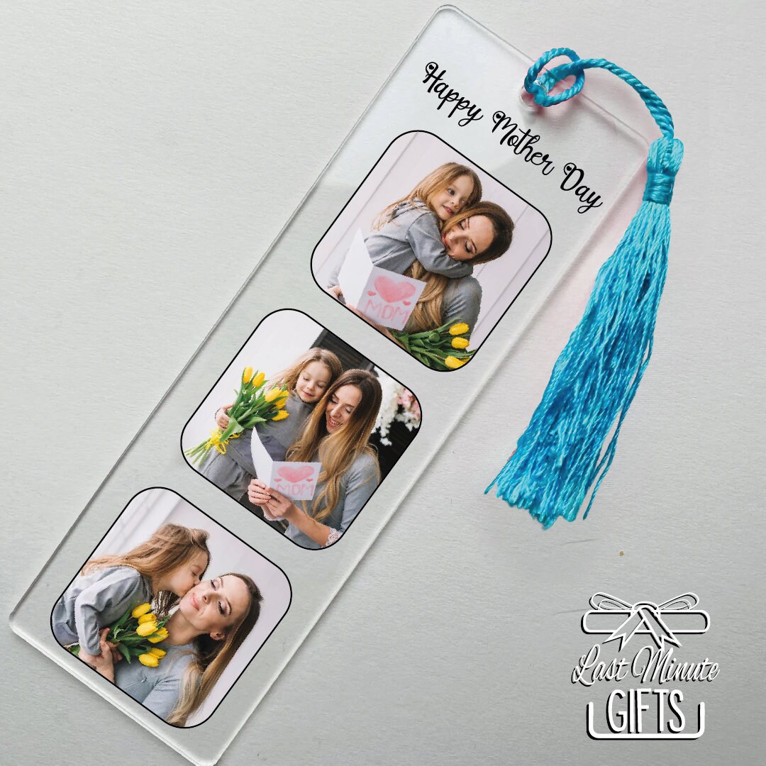 Personalized Photo Bookmark for Mom: Acrylic Keepsake Gift - Etsy