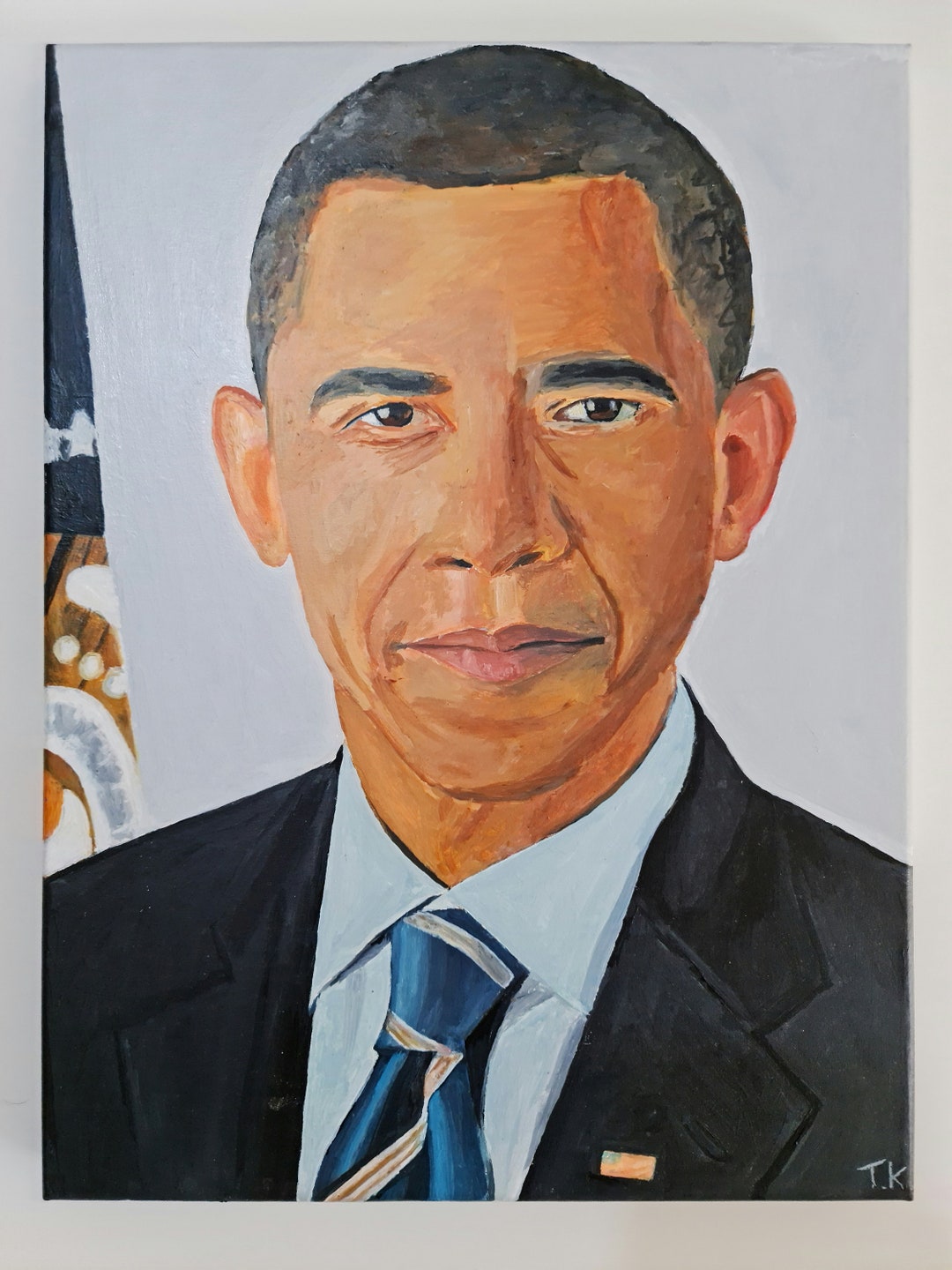 Barack Obama Portrait Painting - Etsy
