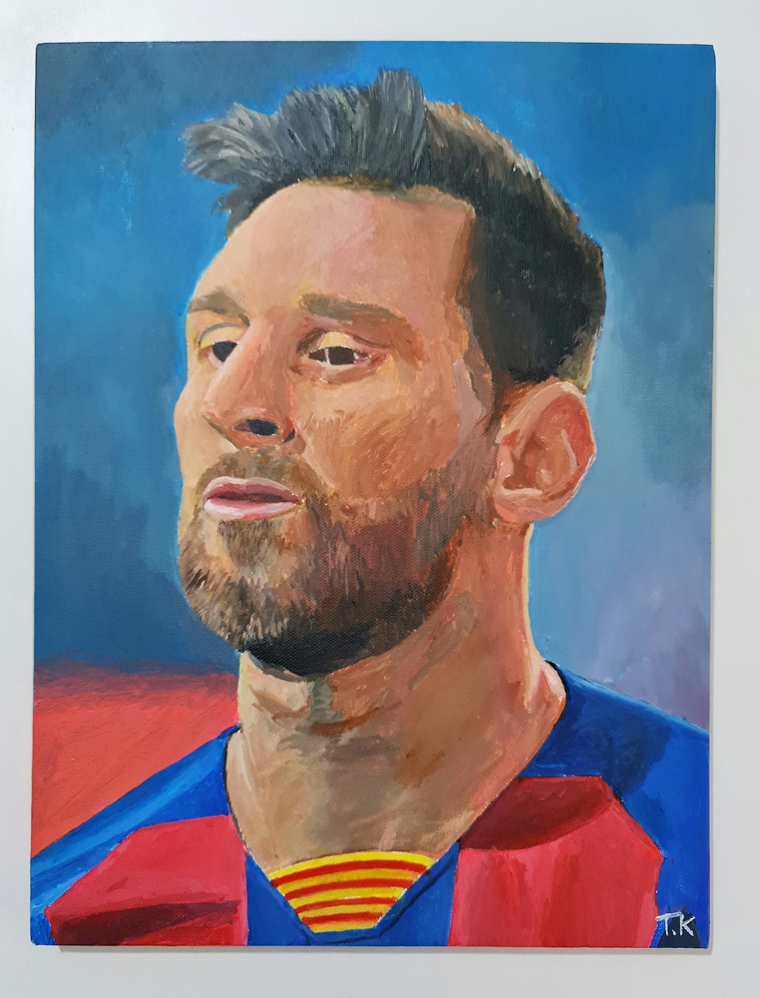 Lionel Messi Portrait Painting - Etsy