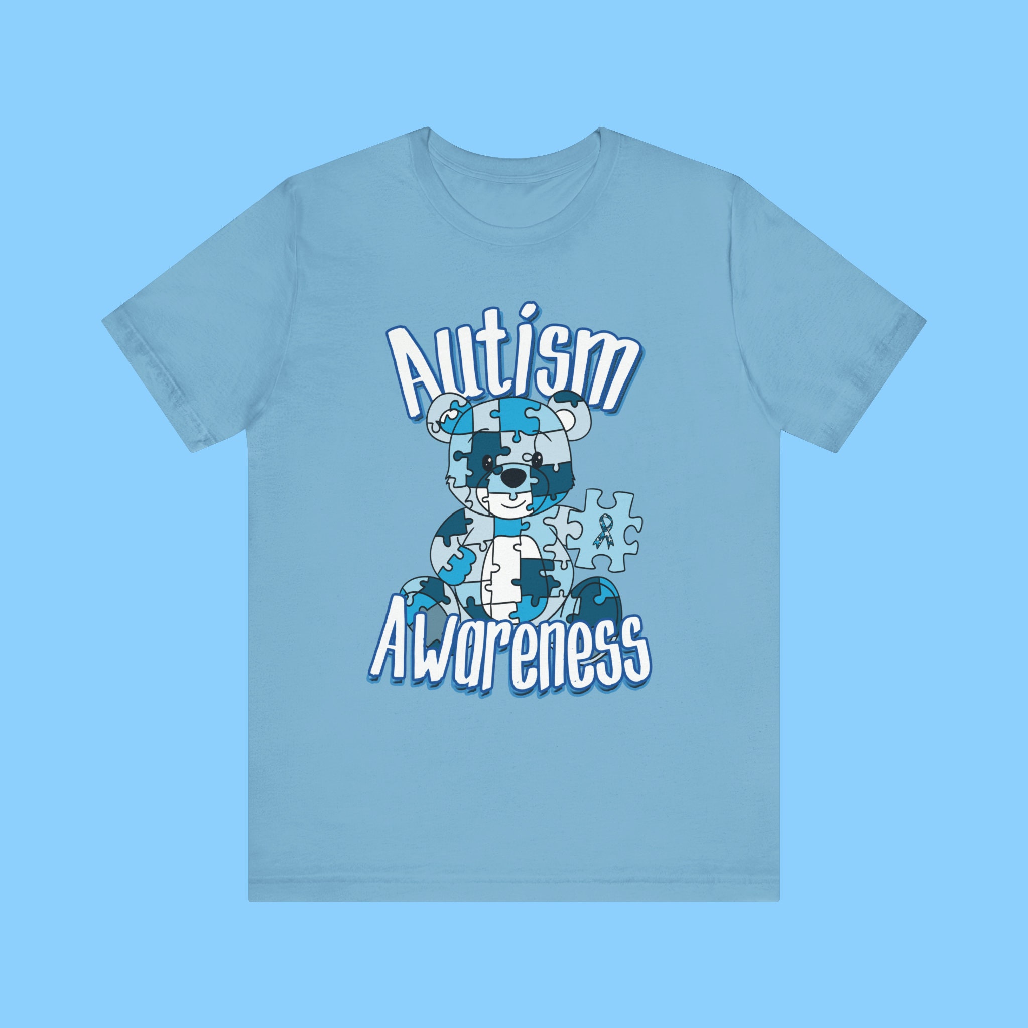 Autism Awareness Month Bear Gift Idea for Parents Tshirt, Celebrate ...