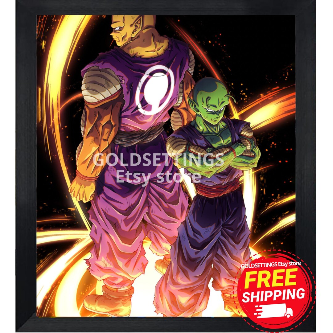 Dragon Ball Poster Regular and Orange Piccolo 10x8 - Etsy