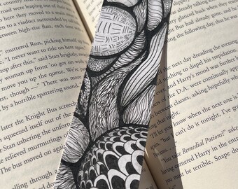 Hand Drawn Chakra Bookmark Watercolor and Ink - Etsy