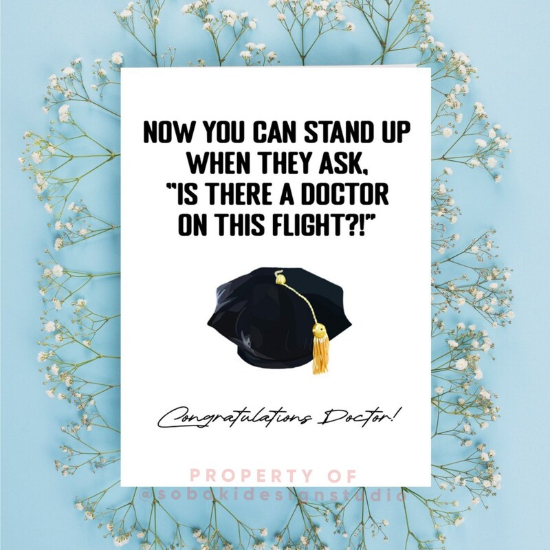 Phd Graduation Card - Etsy