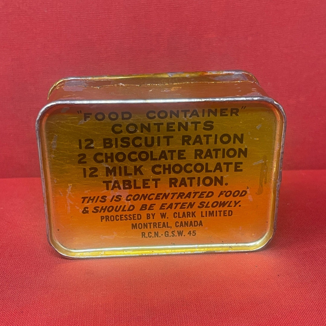 1945 Dated Canadian Food Container Emergency Ration - Etsy