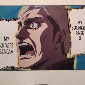 Erwin Smith - My Soldiers Rage! My Soldiers Scream! - Etsy