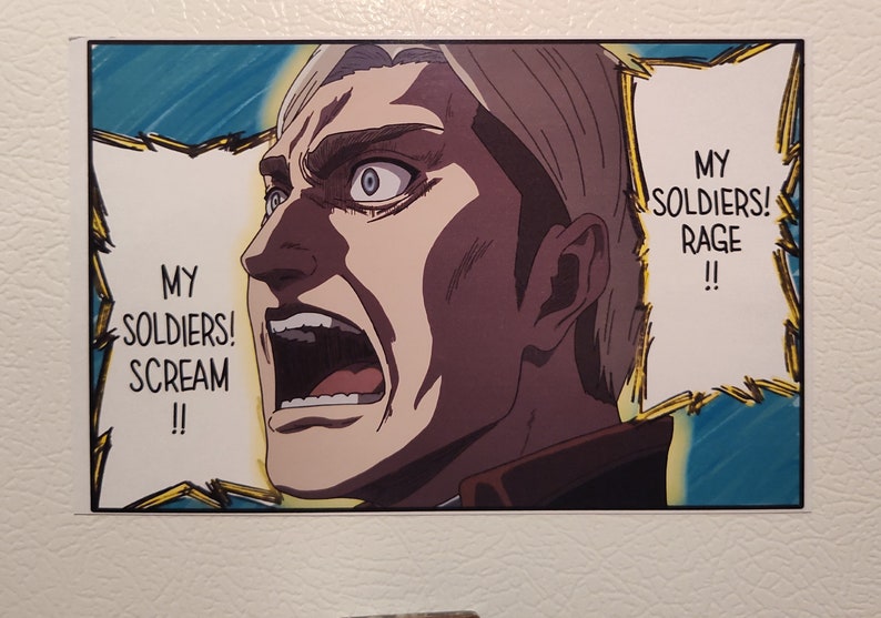 Erwin Smith My Soldiers Rage My Soldiers Scream - Etsy