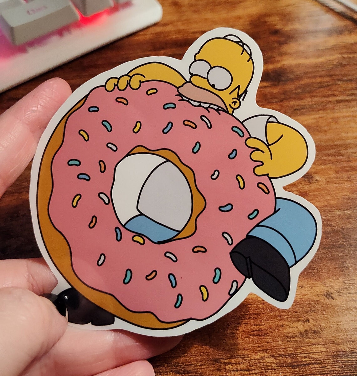Homer Simpson - Donut - Etsy
