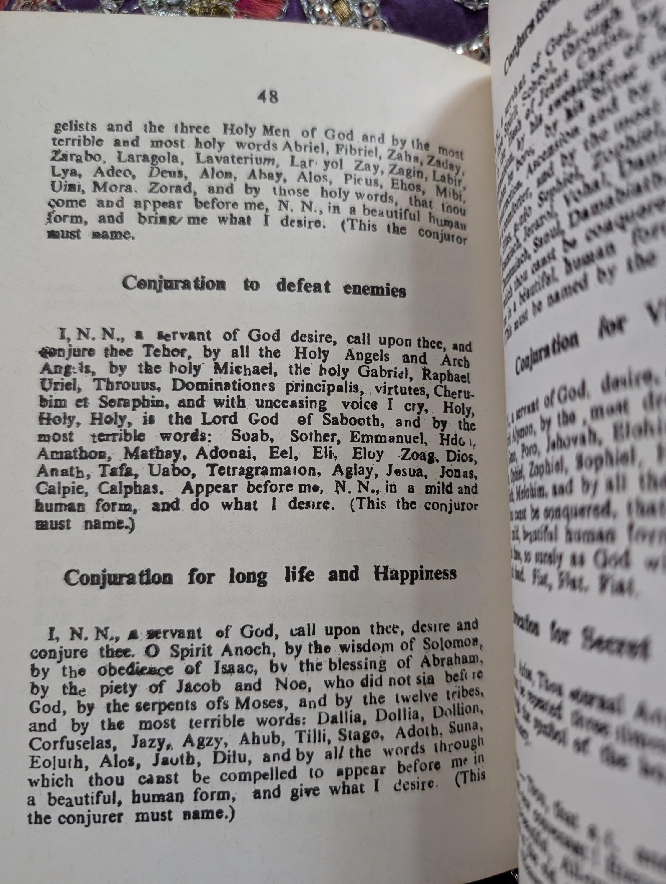 VERY RARE VINTAGE the Original Key to the 6th and 7th Books of Moses ...