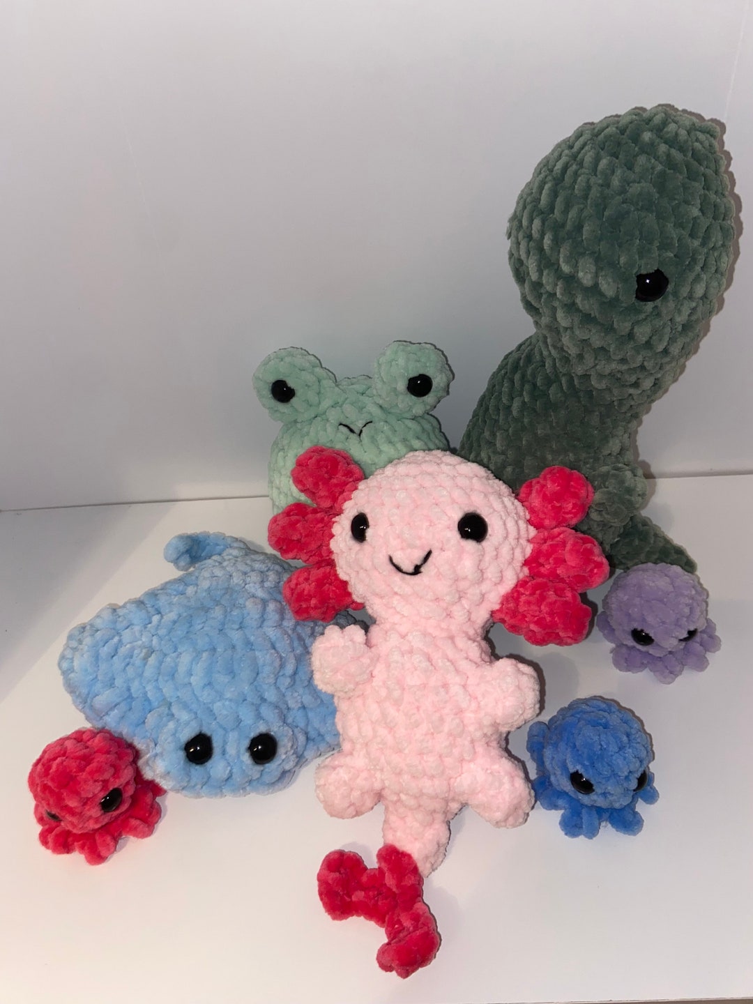 Crocheted Stuffed Animal Family - Etsy