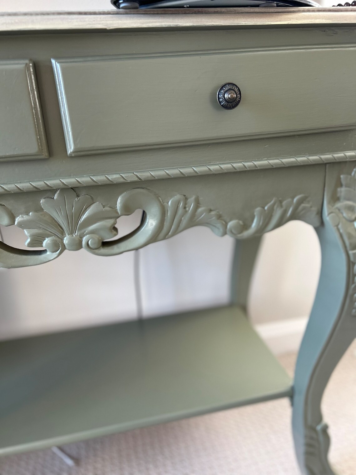 SOLD **vintage Console Table - Etsy