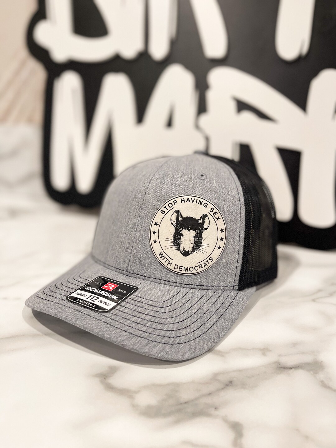 President , Democrats, Republicans F Joe Biden, Leatherette Hat, Dirty ...