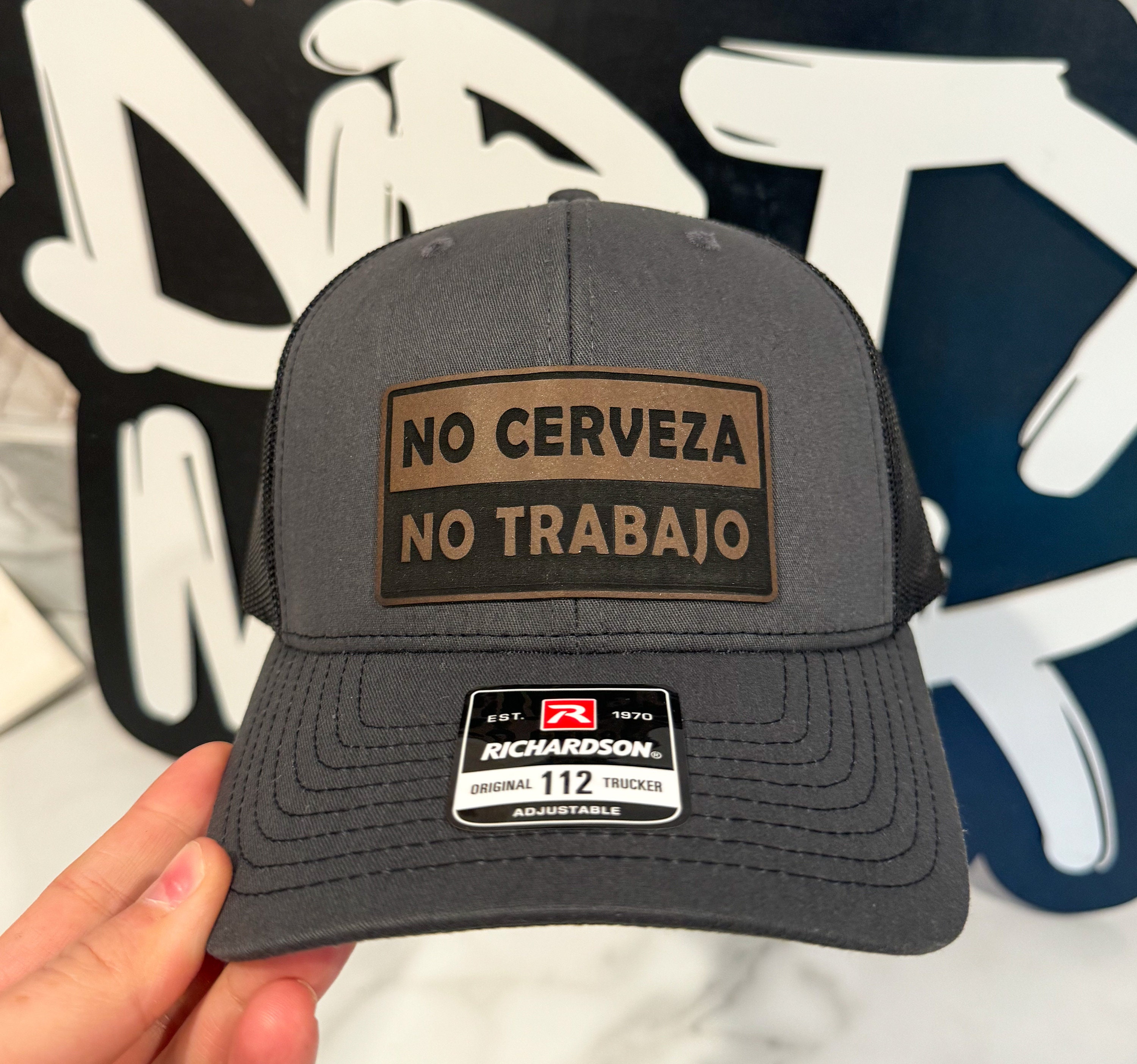 No Beer No Work, No Cerveza No Trabajo, Leatherette Hat, Dirty Gifts, I ...