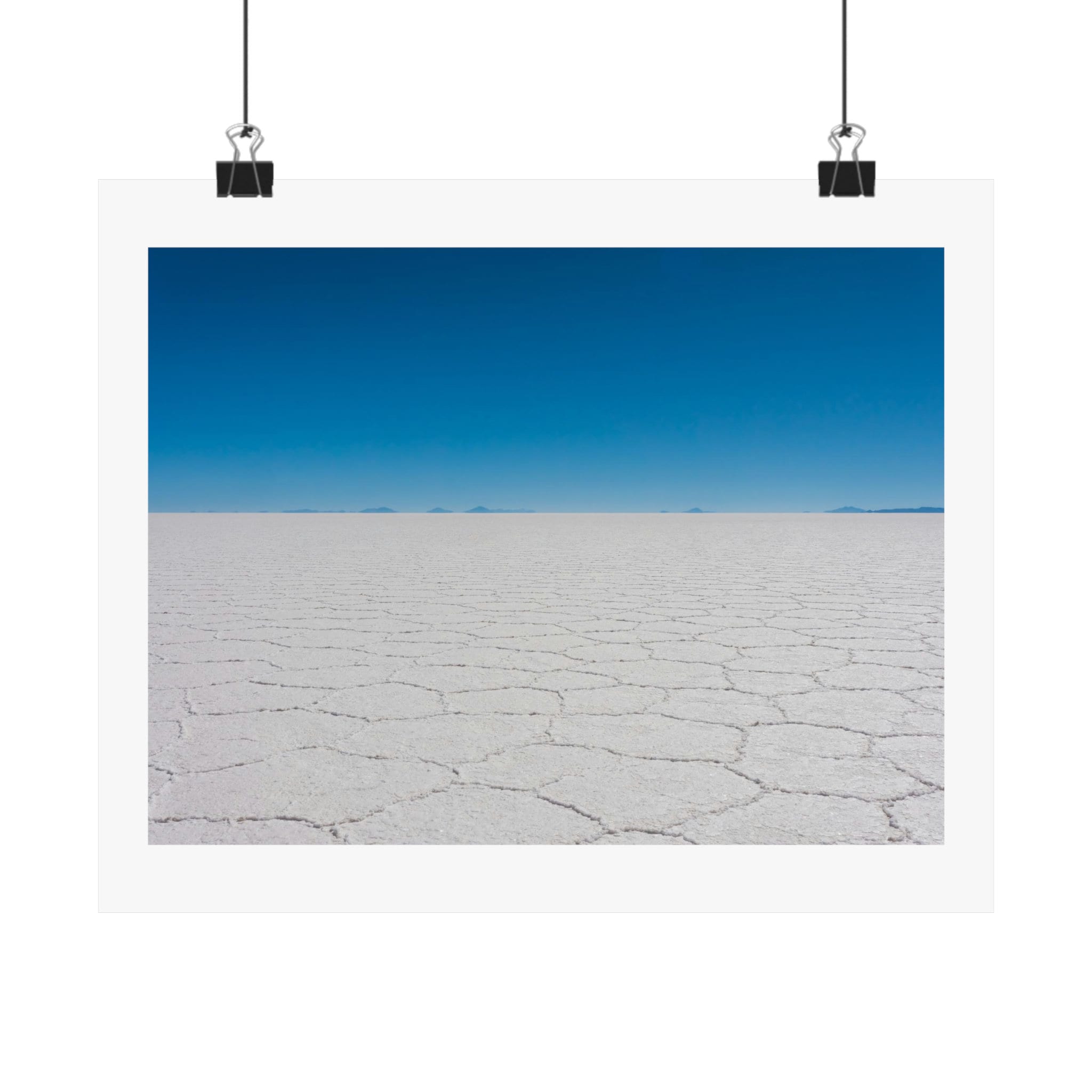 Salt Flats Poster Salar De Uyuni Bolivia White Desert Colorful Photo ...