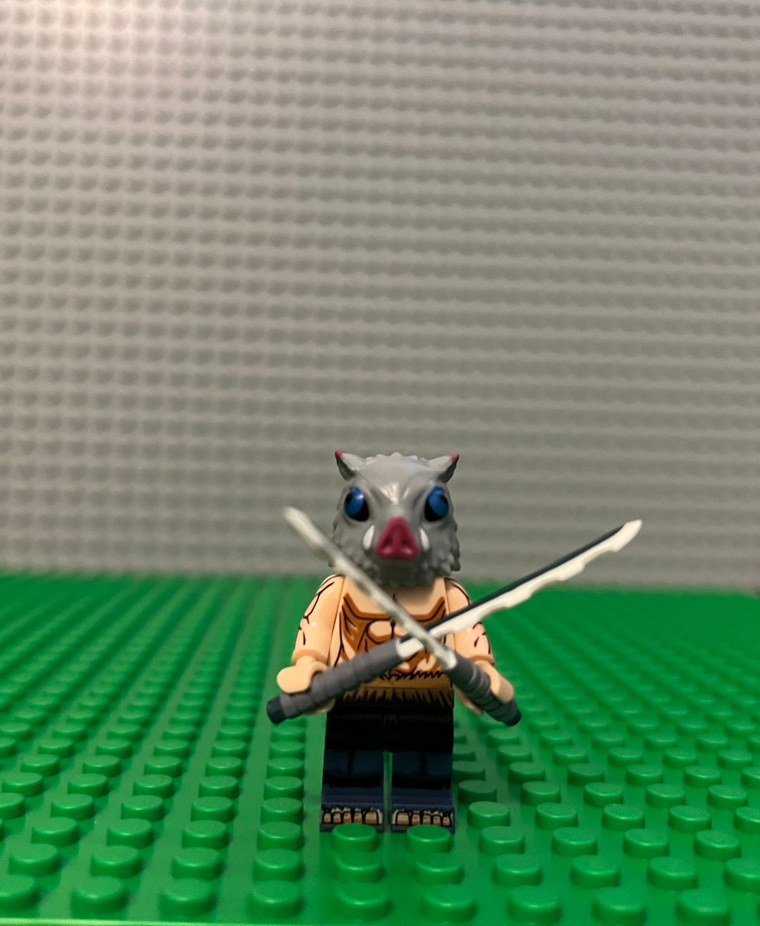 Inosuke Hashibira Hog Head Demon Slayer Anime Single Sided Face ...