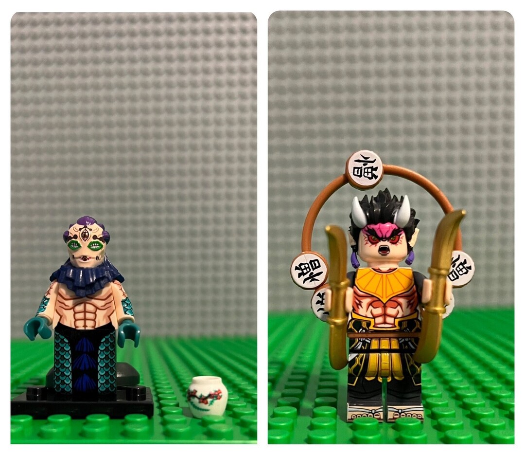 Hantengu and Gyokko Demon Slayer Anime Miniature mini Anime Building ...