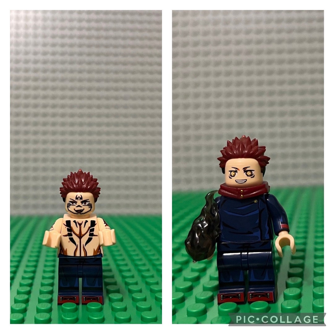 JJK Sukuna and Yuji Itadori Miniature Building Anime Figure Jujutsu ...