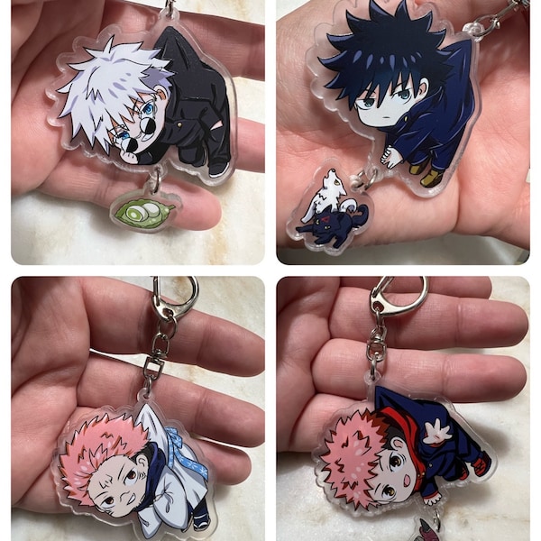 Jujutsu Kaisen Yuji Keychain - Etsy