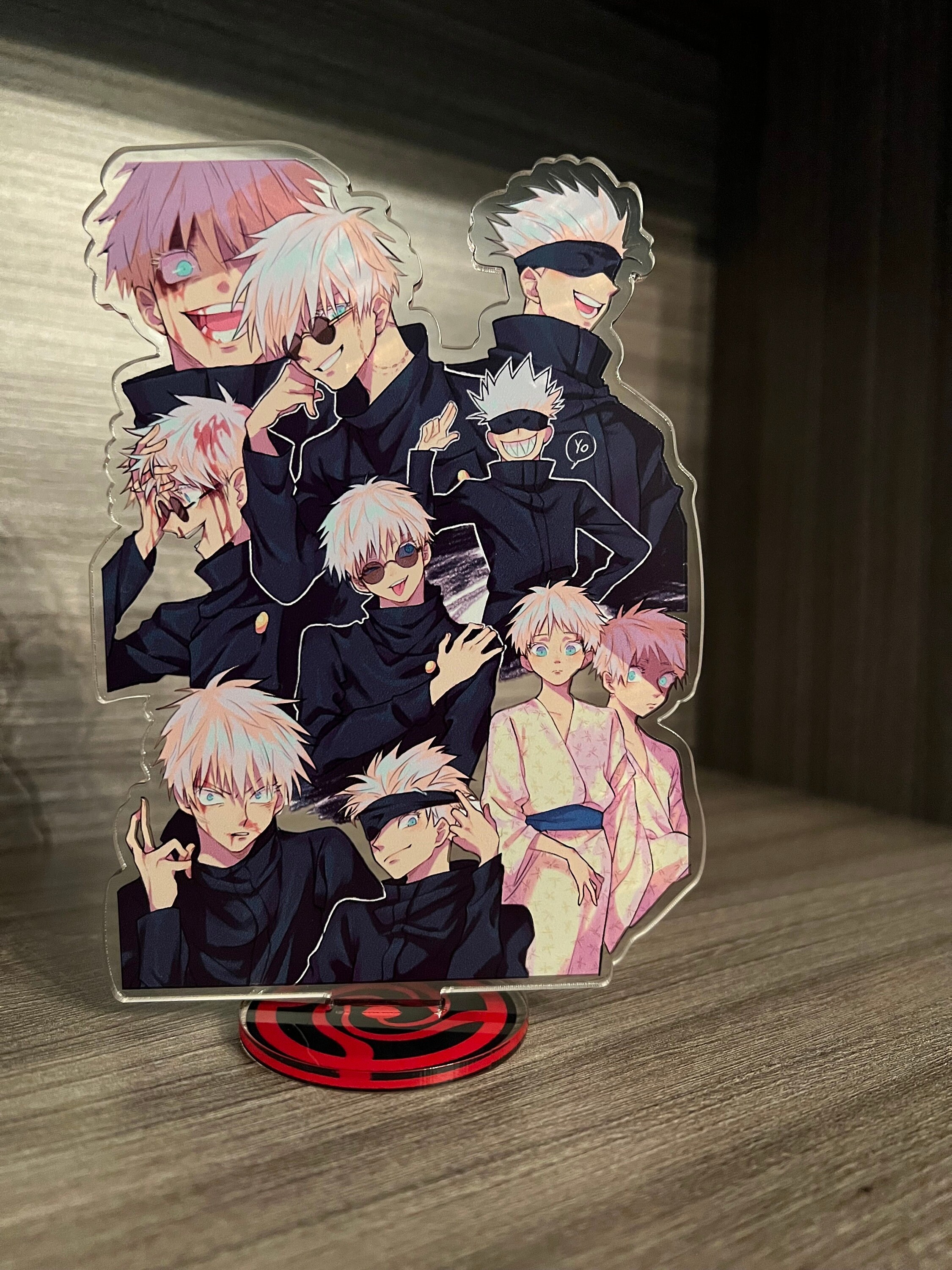 Jujutsu Anime Acrylic Character Stand Satoru Gojo Collage JJK - Etsy