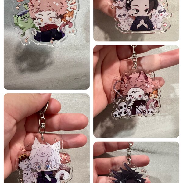 Cute Anime Keychains - Etsy