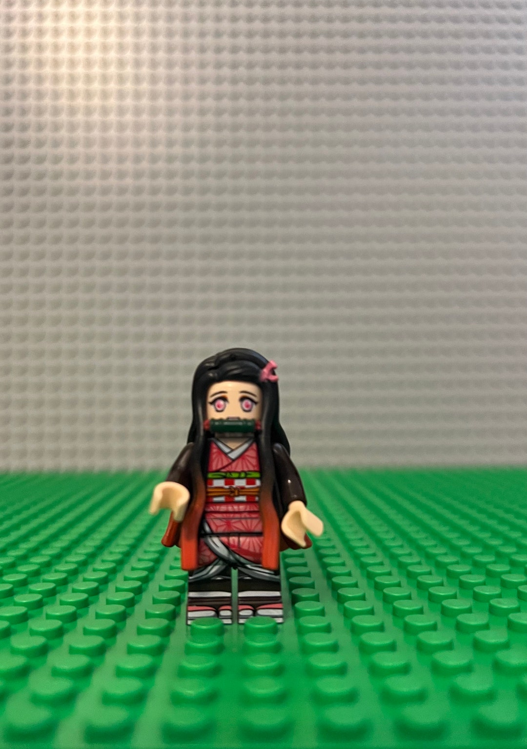 Nezuko With Muzzle Demon Slayer Anime Single Sided Face Miniature mini ...