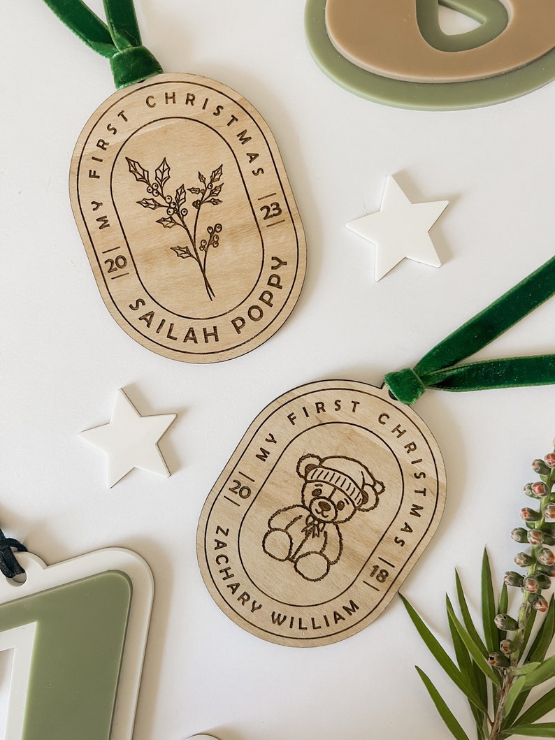 My First Christmas Ornament - Etsy