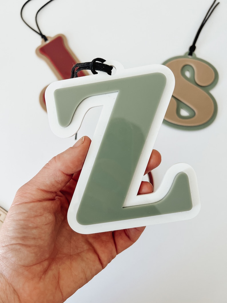Acrylic Alphabet Ornaments, Christmas Stocking Tags - Etsy