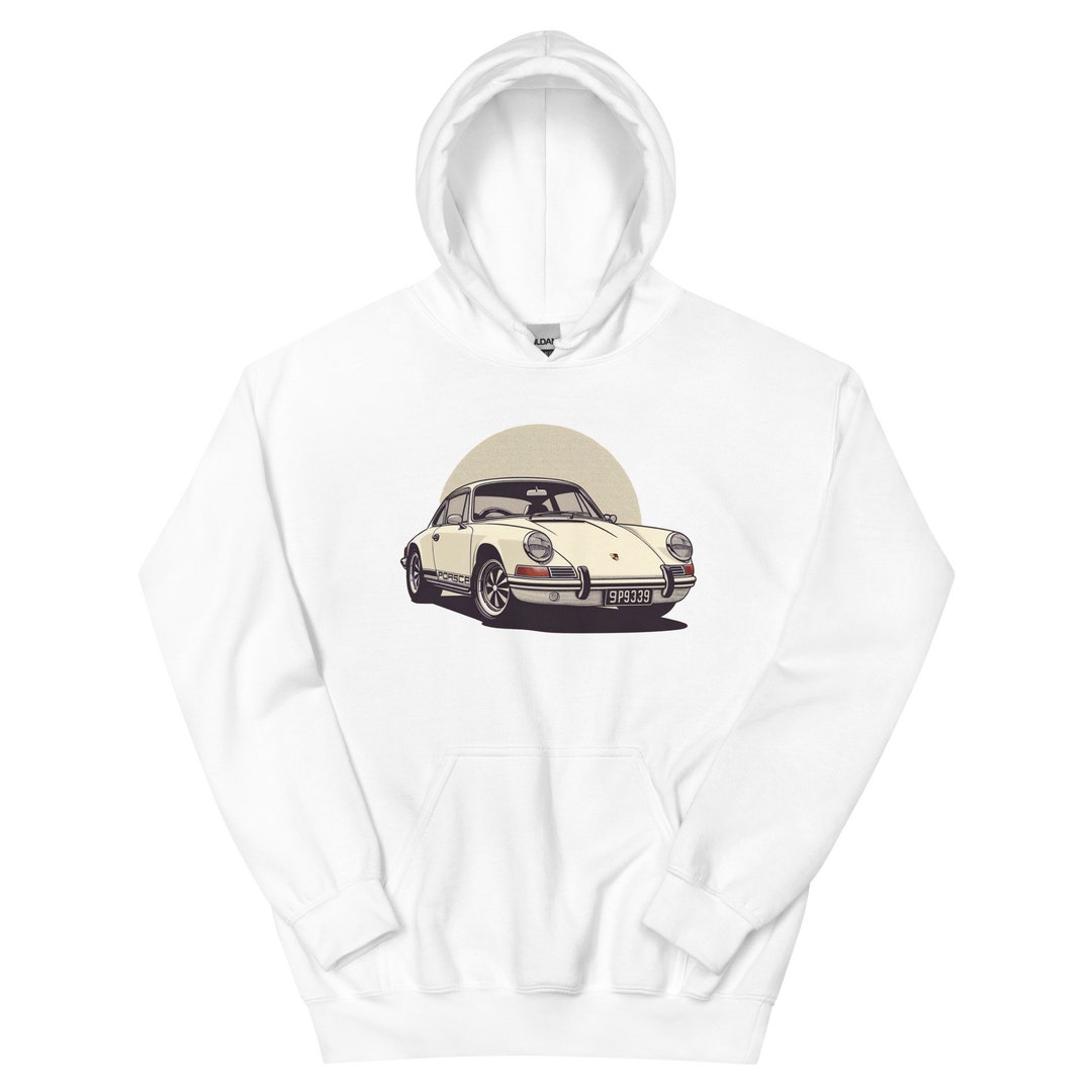 Vintage PORSCHE 911 HOODED SWEATSHIRT for Car Guy Gift, Classic Car ...
