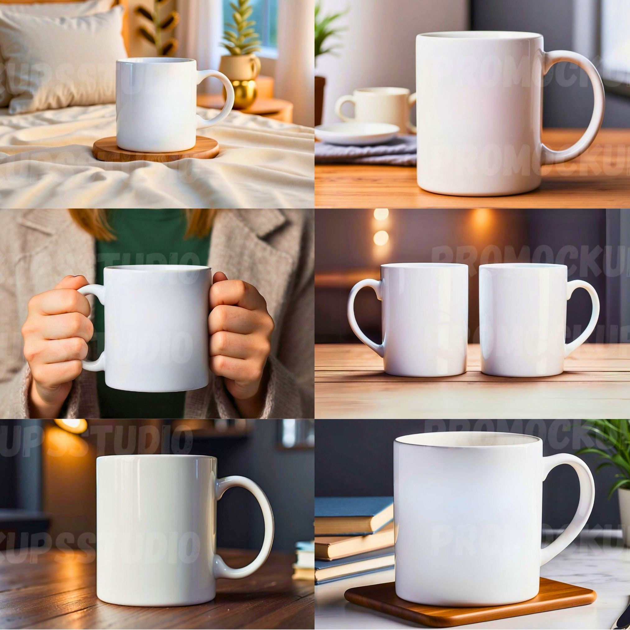 25 Mug Mockups Bundle, Coffee Cup Mock Up, Easy Simple Mug Mockups ...